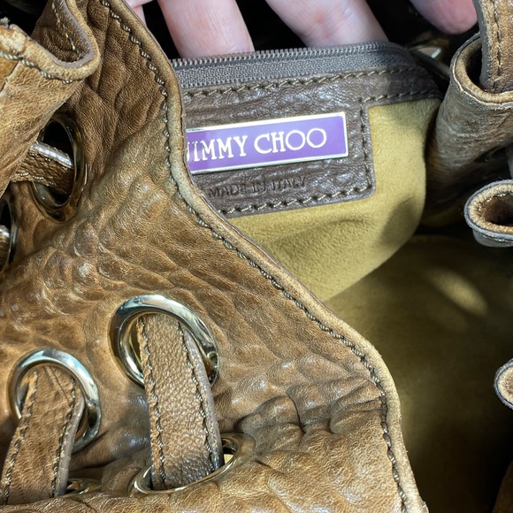 Jimmy Choo | Bags | Jimmy Choo Ramona Bag Leather Shoulder Bag Boho ...
